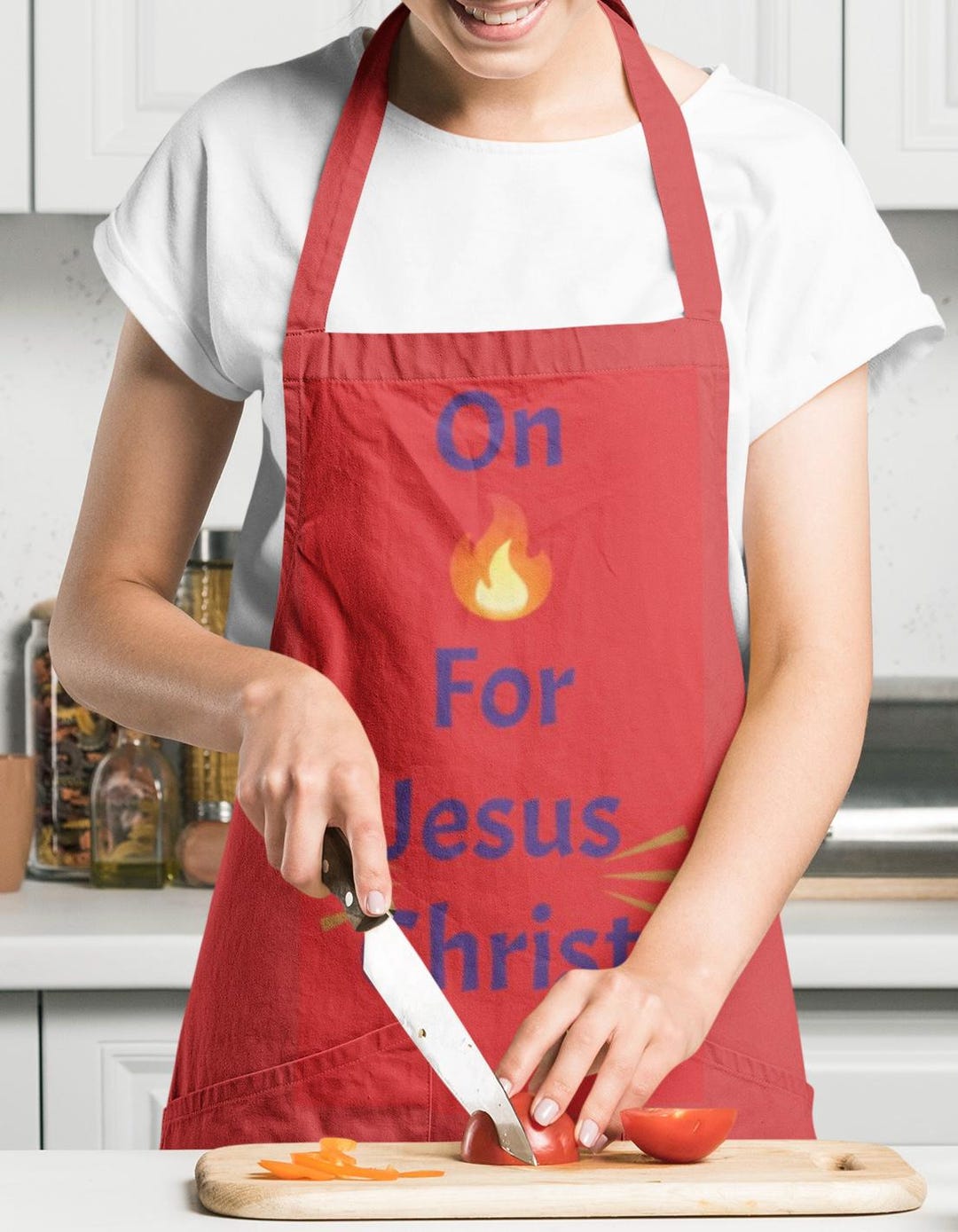 Apron, Christian Inspirational Quote, Religious Cooking Kitchenware, 5 ...