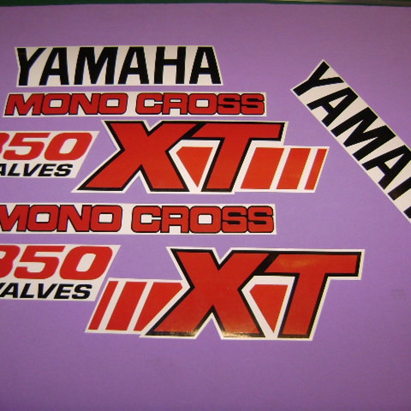 Vintage Moto Decals - Etsy