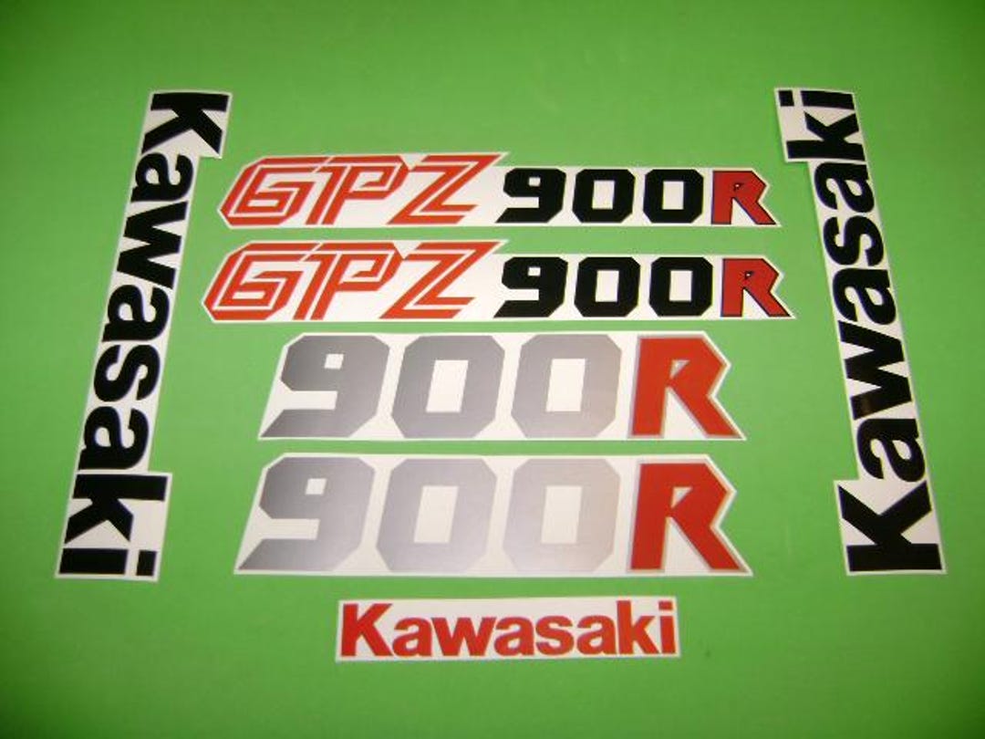 GPZ R 900 87-88 Vintage Decals Stickers GPZ 900R - Etsy