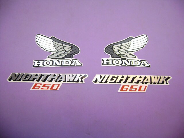 NIGHTHAWK 650 1984 Honda Decals Stickers - Etsy