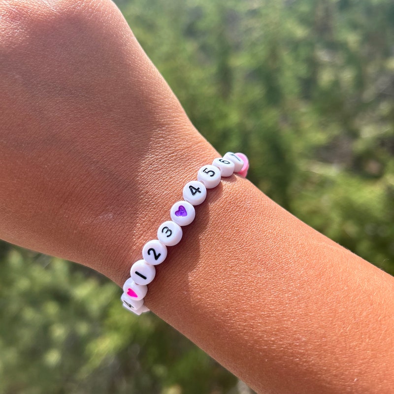 Number Bracelet - Etsy
