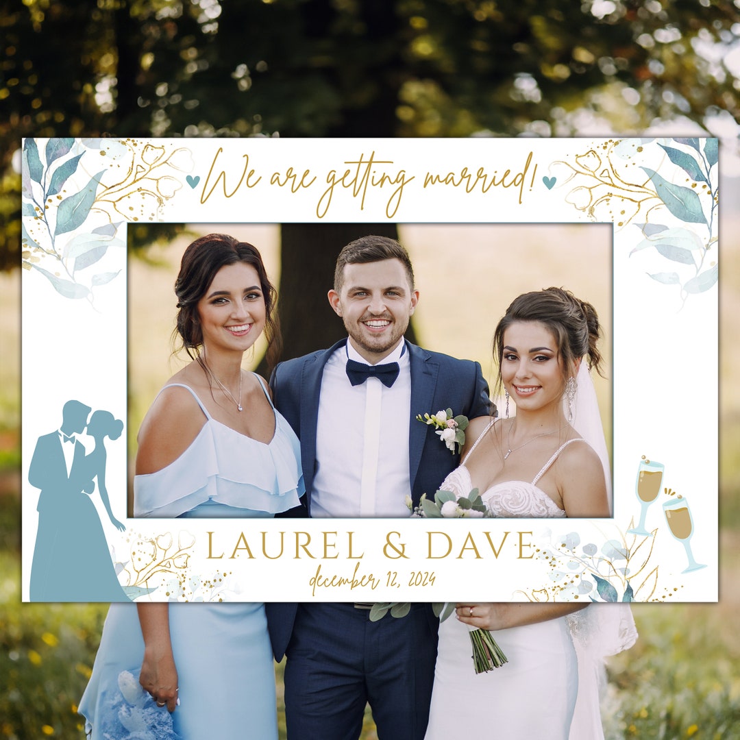 Customizable Photo Booth Frame for Weddings, Birthdays, Graduations ...