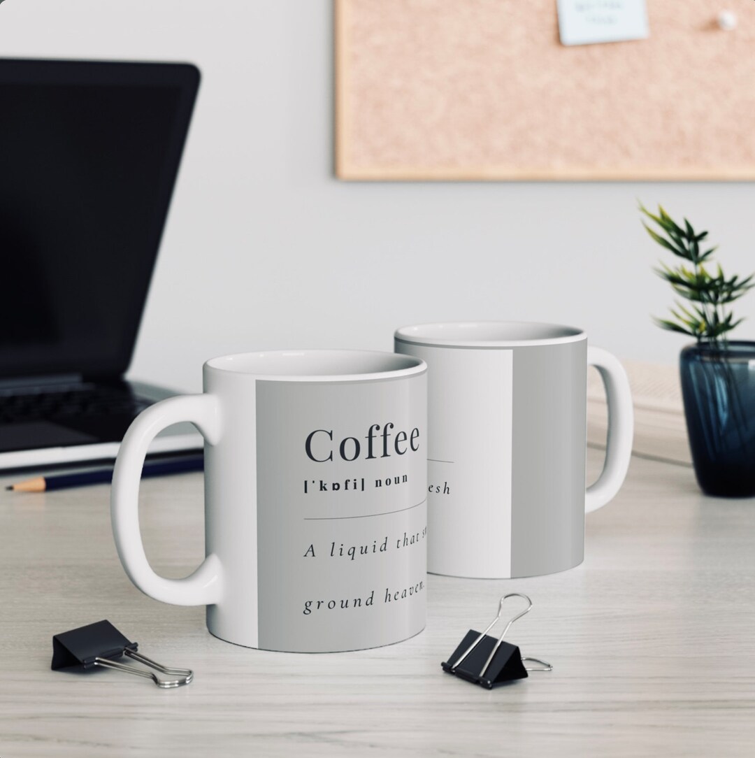 Coffee Definition Mug - Etsy