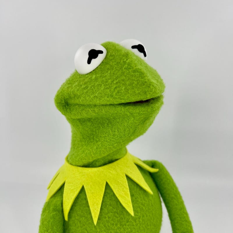 Kermit the Frog Puppet Puppet - Etsy