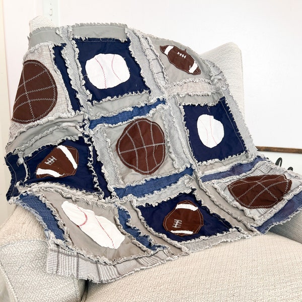 Baseball Baby Quilt - Etsy