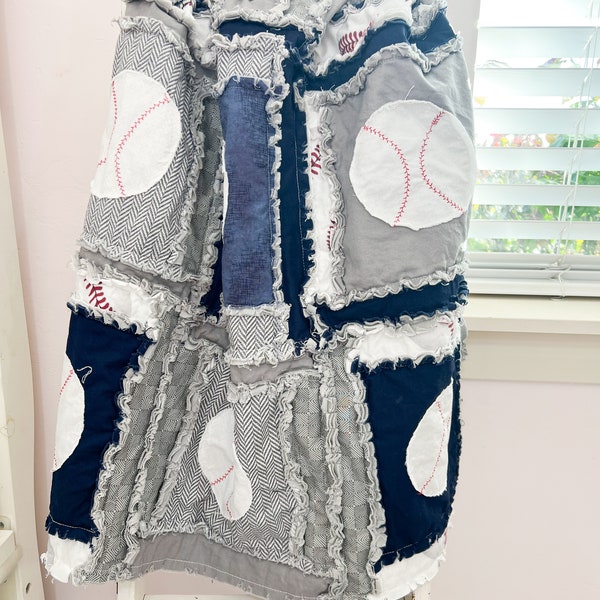 Baseball Rag Quilt - Etsy