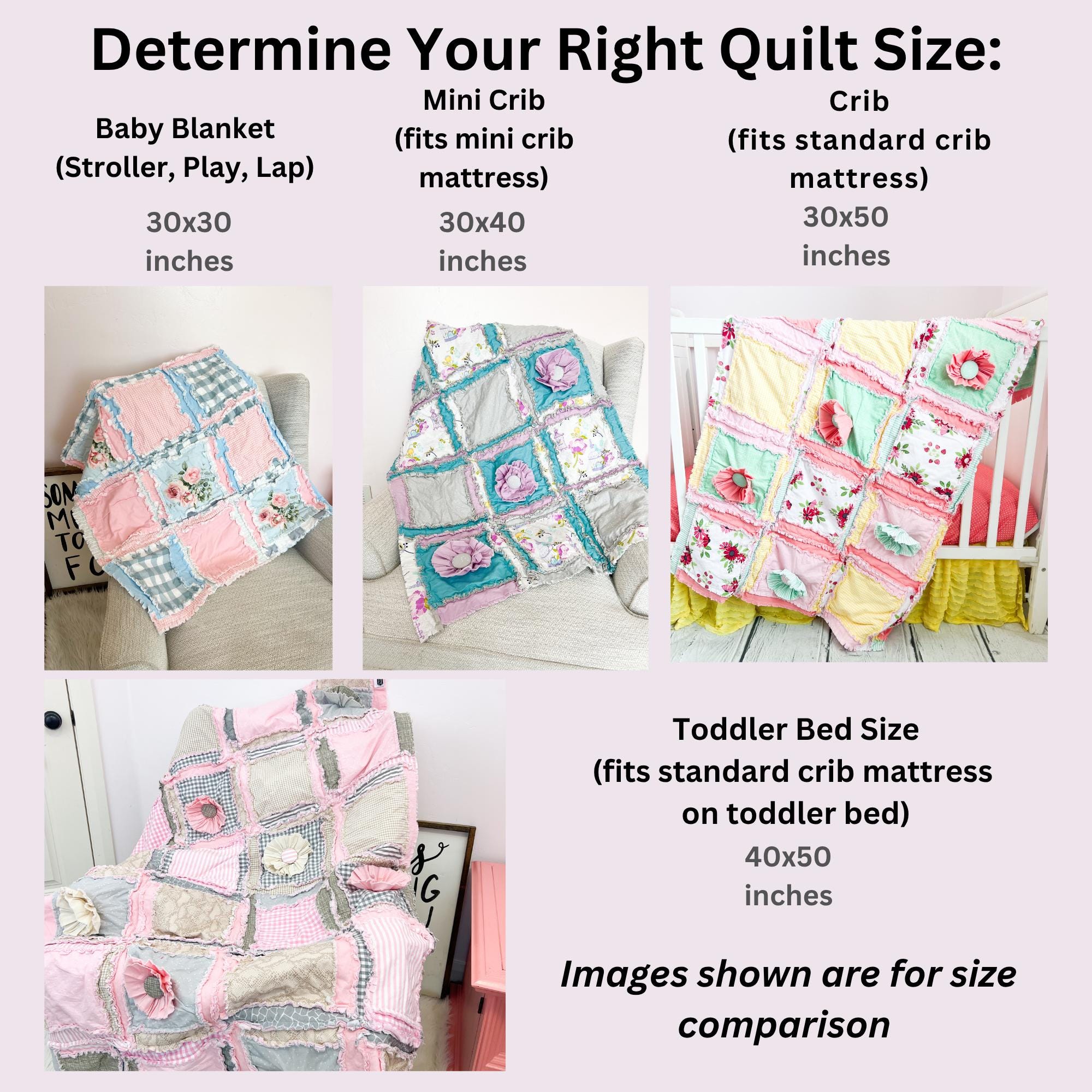 Pink Tan Ruffle Flower Blanket | Soft Feminine Baby Crib Quilt Bedding ...