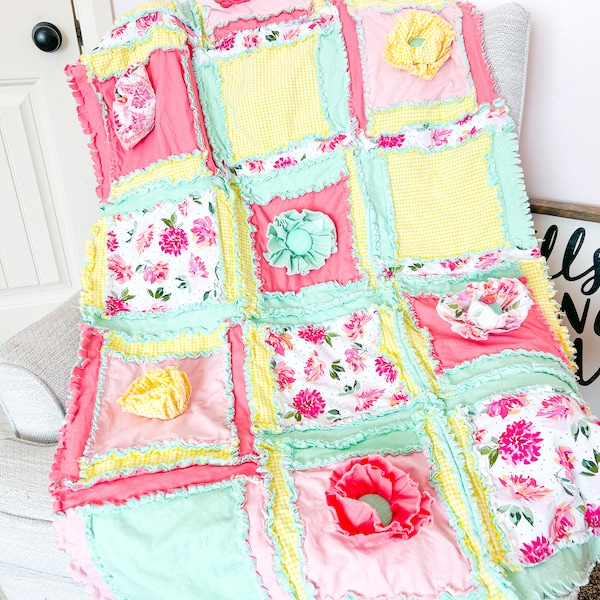 Rag Quilt - Etsy