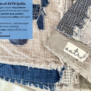 Airplane Quilt Baby Rag Quilt, Boy Crib Bedding, Navy Blue and Gray ...