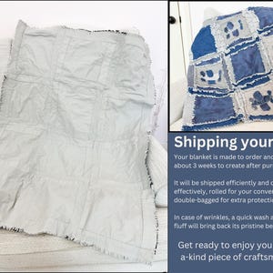 Airplane Quilt Baby Rag Quilt, Boy Crib Bedding, Navy Blue and Gray ...