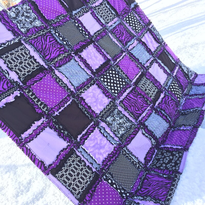Queen Size Rag Quilt - Etsy