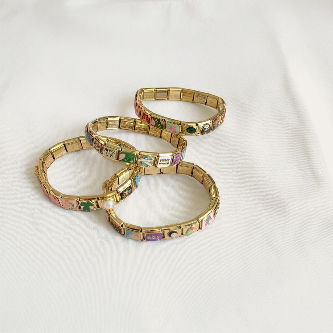 Vintage Italian Bracelet, Italy Charm, Custom Gold Italian Bracelets ...
