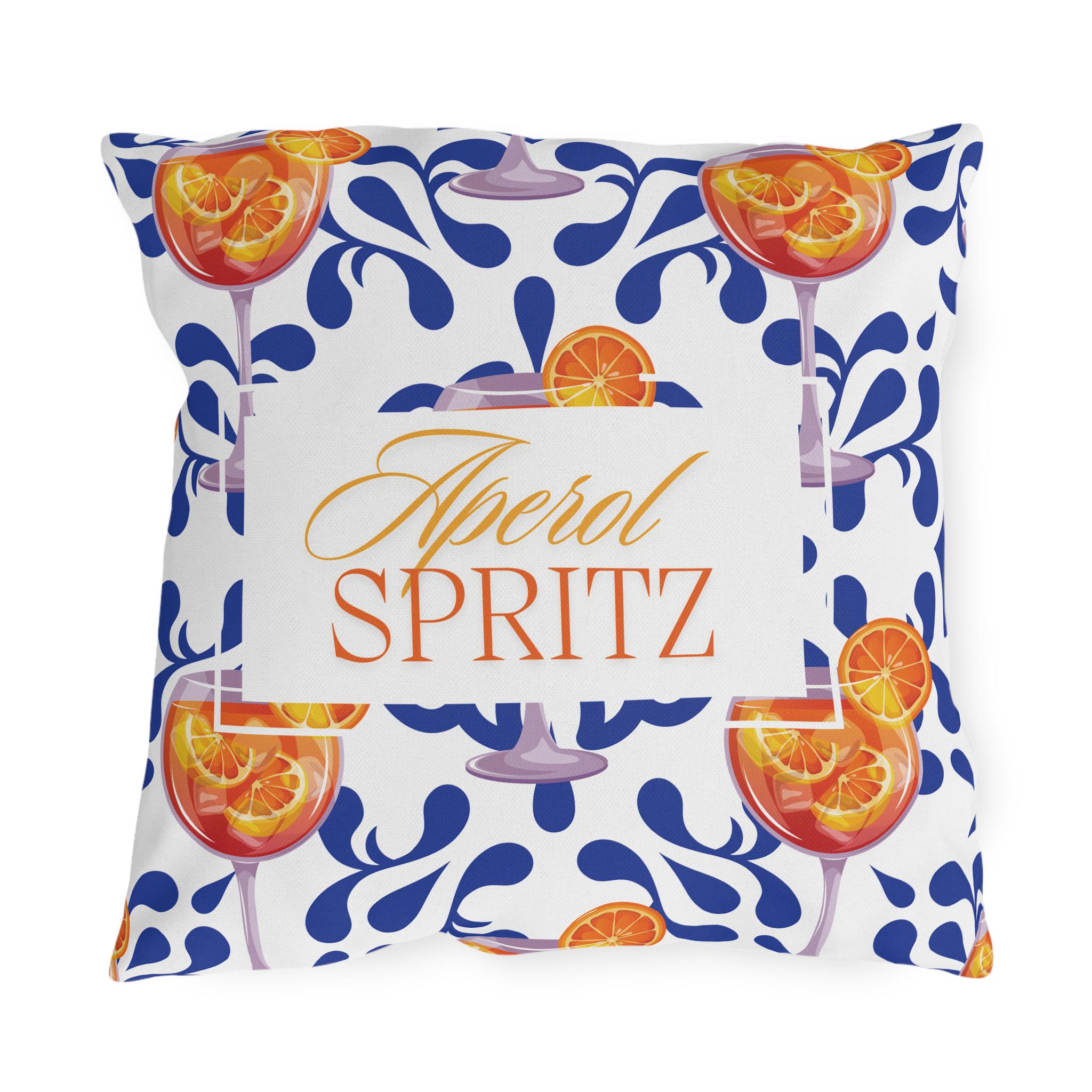 Aperol Spritz Outdoor Pool Pillow Brighten up Your Patio Space Gifts ...