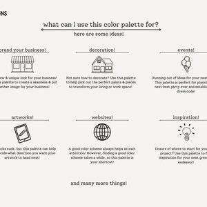 Deluxe Color Palette Brand Palette Editable in Canva Hex Codes Dark ...