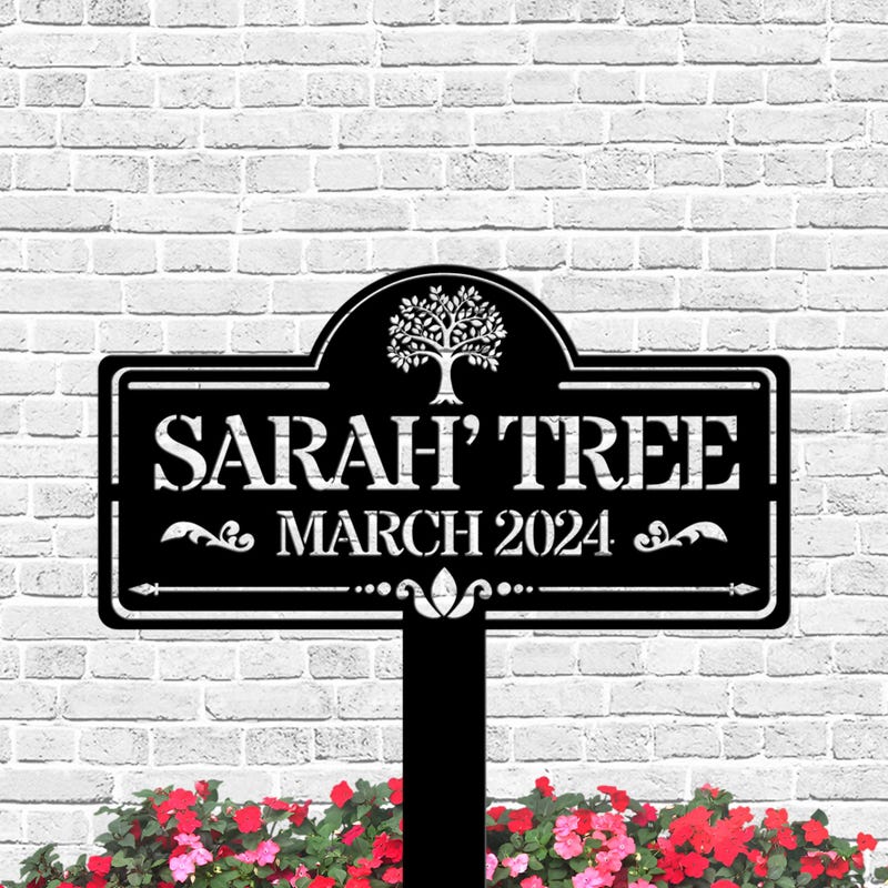 Memorial Tree Plaque - Etsy