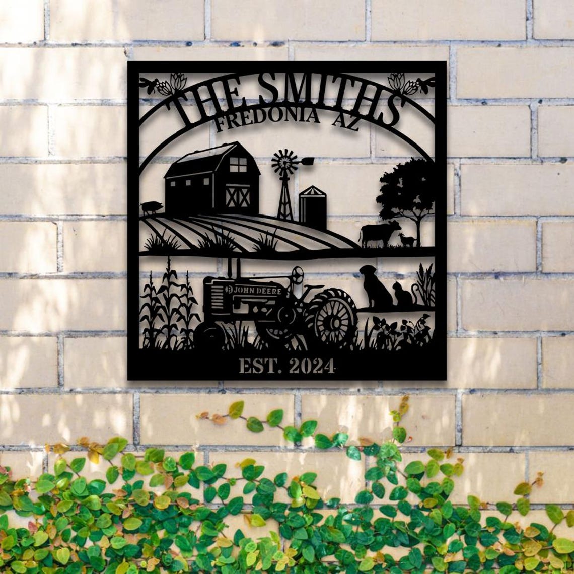 Custom Farmhouse Decor, Barn Sign, Farm Gate Sign,, Personalized Farm ...