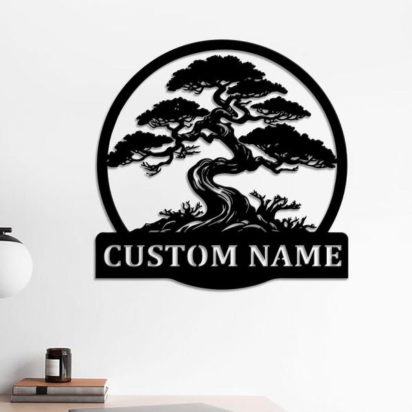 Metal Bonsai Tree - Etsy