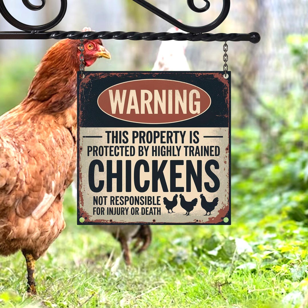 Chicken Coop Sign Name, Chicken Coop Wall, Custom Chicken Metal Sign ...