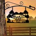 Personalized Metal Ranch Name Sign, Custom Deer Metal Wall Art, Ranch ...