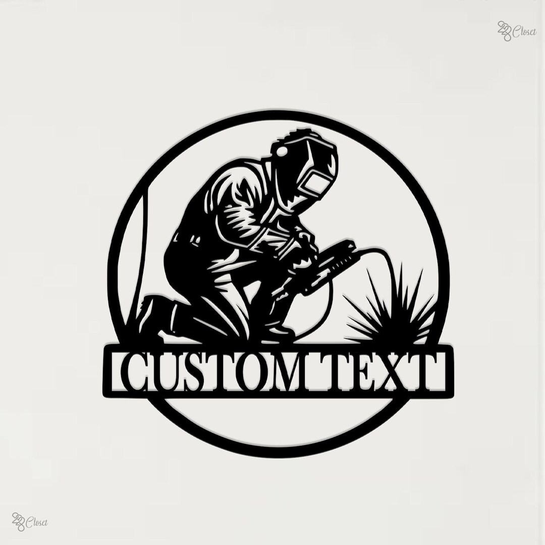 Custom Metal Welder Sign, Welding Metal Sign, Gift for Welder, Workshop ...