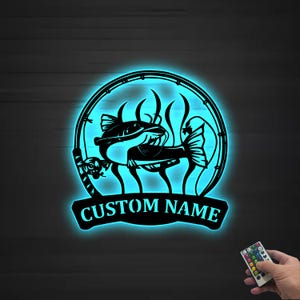 Custom Catfish Led Sign - Etsy