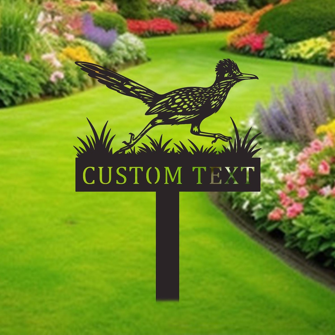 Roadrunner Metal Sign, Roadrunner Gift, Garden Decor,wildlife Decor ...