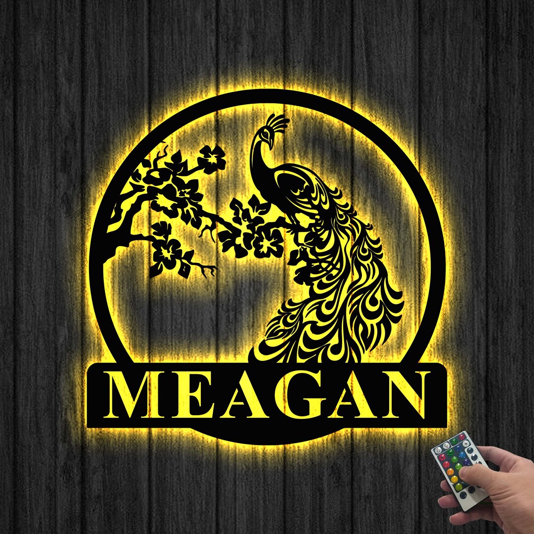 Custom Peacock Metal Wall Art, Peacock Metal Sign, Peacock Art, Peacock ...