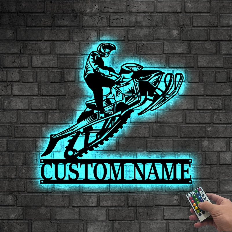 Snowmobile Wall Art - Etsy