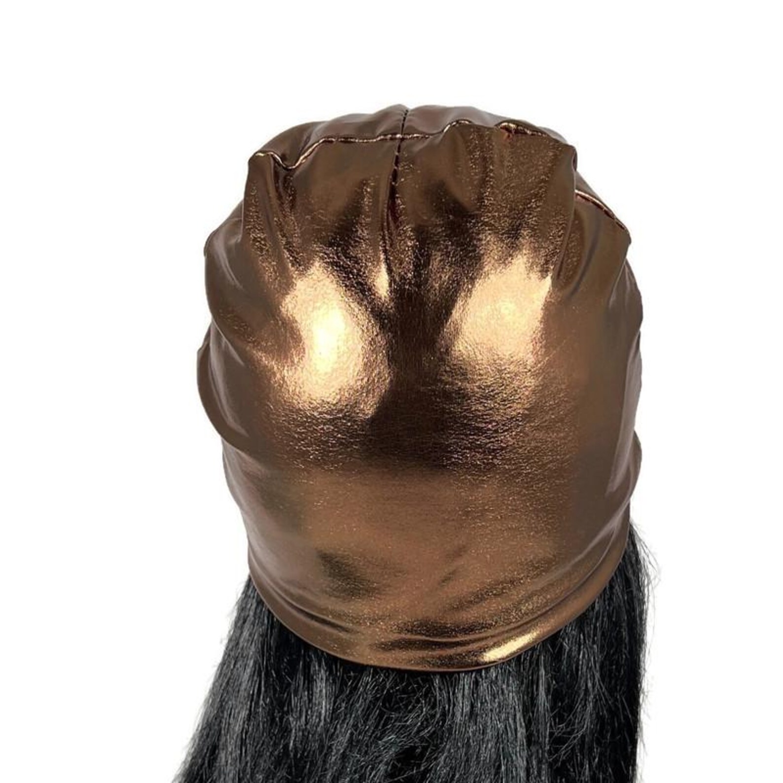 Copper Metallic Skullcap Bronze Metallic Skullcap Copper Color Cloche ...