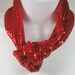 Sequin Knot Headband Knot Headwrap Red Sequin Choker Turban Head Wrap ...