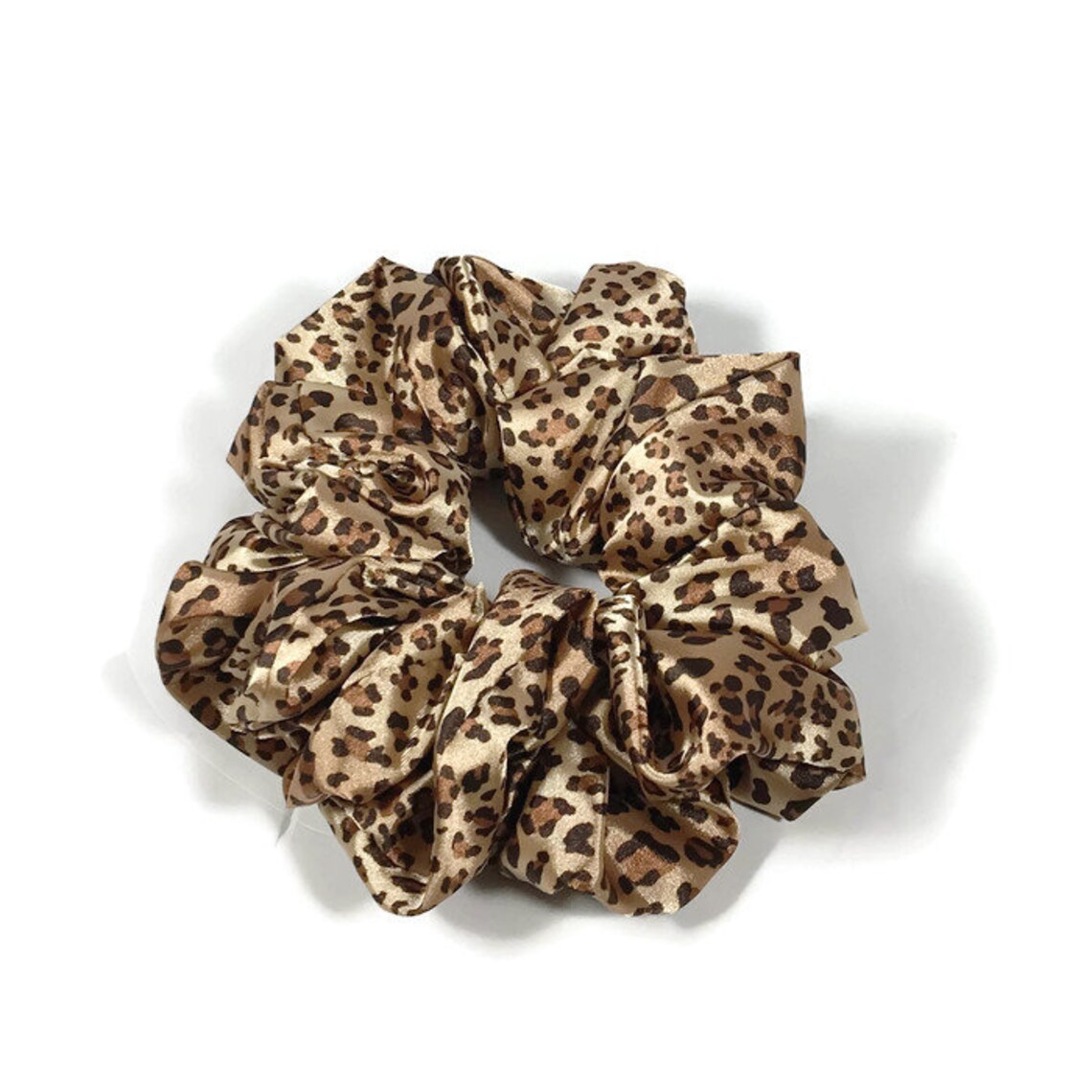 Leopard Print Scrunchie Extra Full Scrunchie Animal Print - Etsy