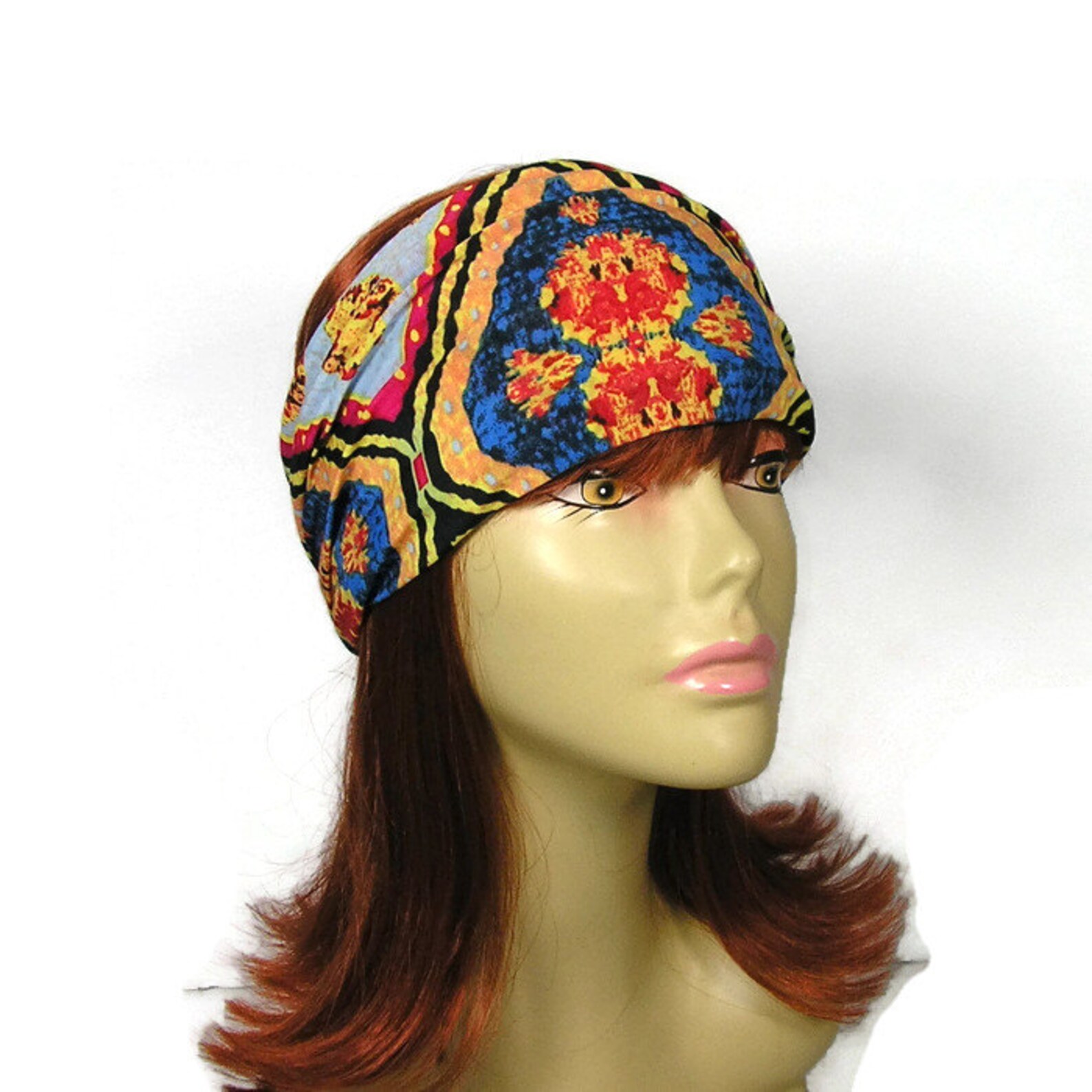 Boho Head Wrap Bohemian Head Wrap Boho Headband Yoga Headband | Etsy