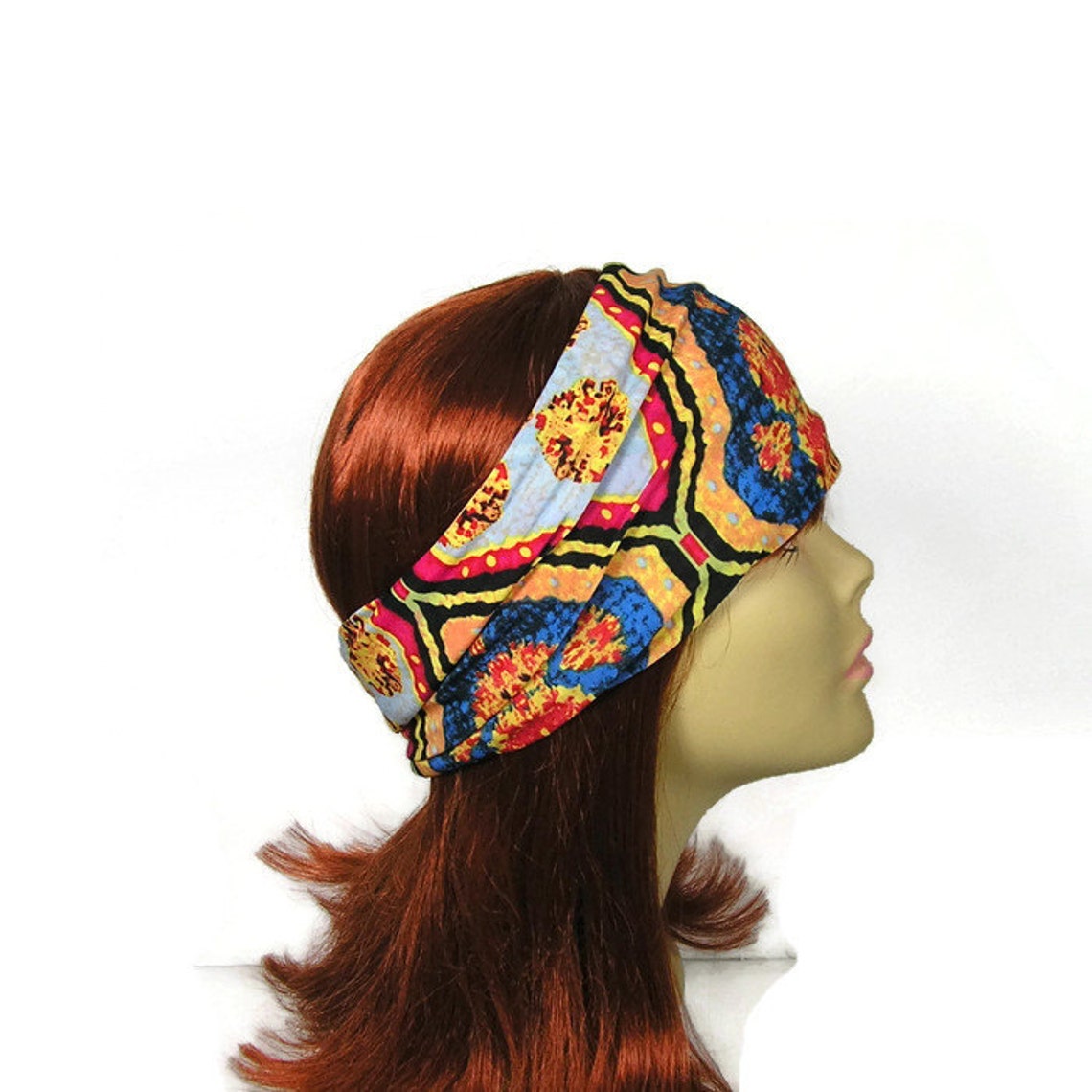 Boho Head Wrap Bohemian Head Wrap Boho Headband Yoga Headband | Etsy