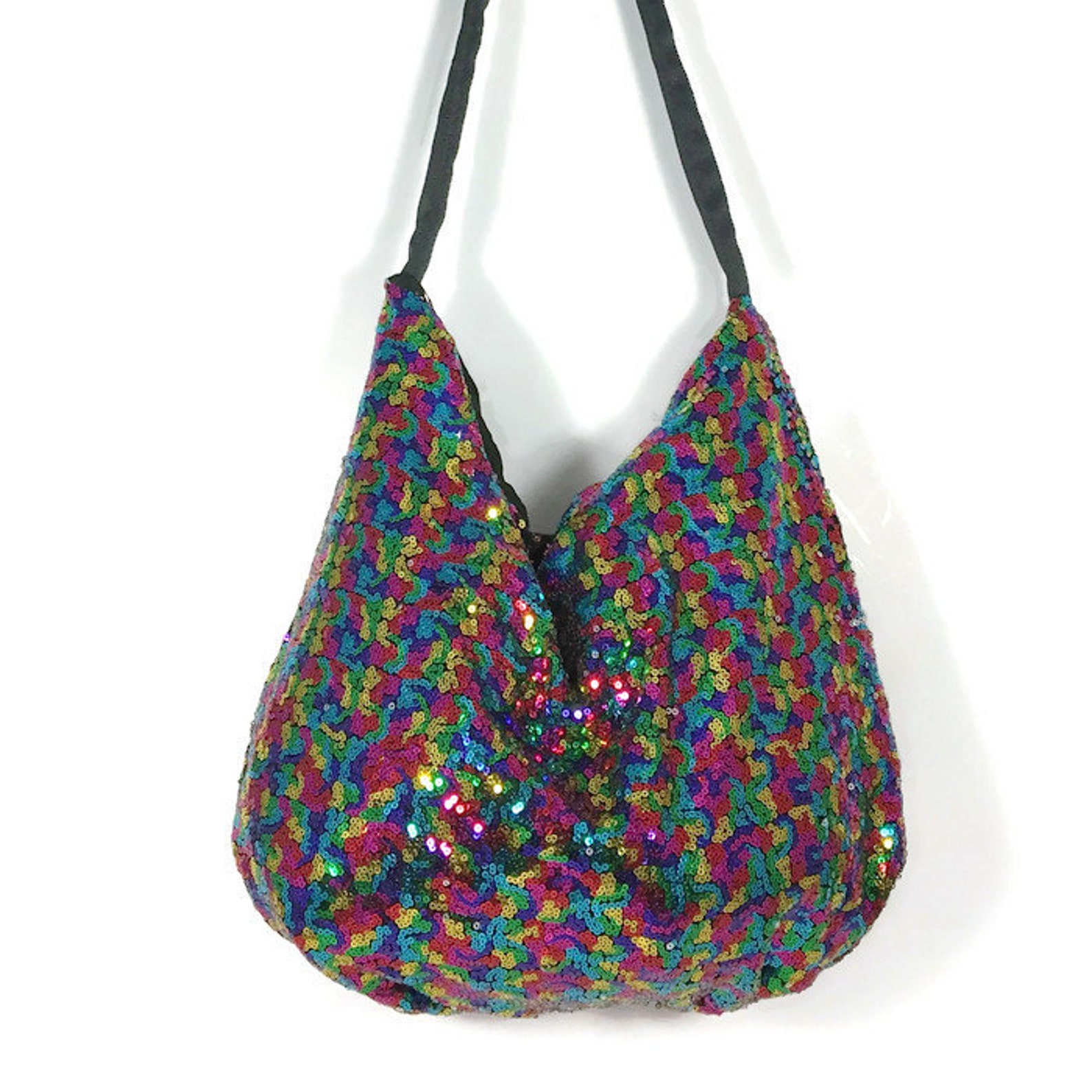 Sequin Hobo Bag Sequin Hobo Purse Sequin Shoulder Bag Sequin Crossbody ...