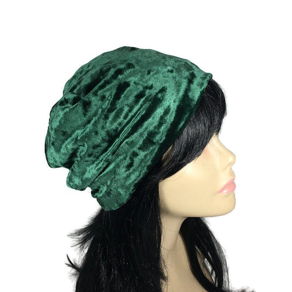 Green Velvet Hat - Etsy