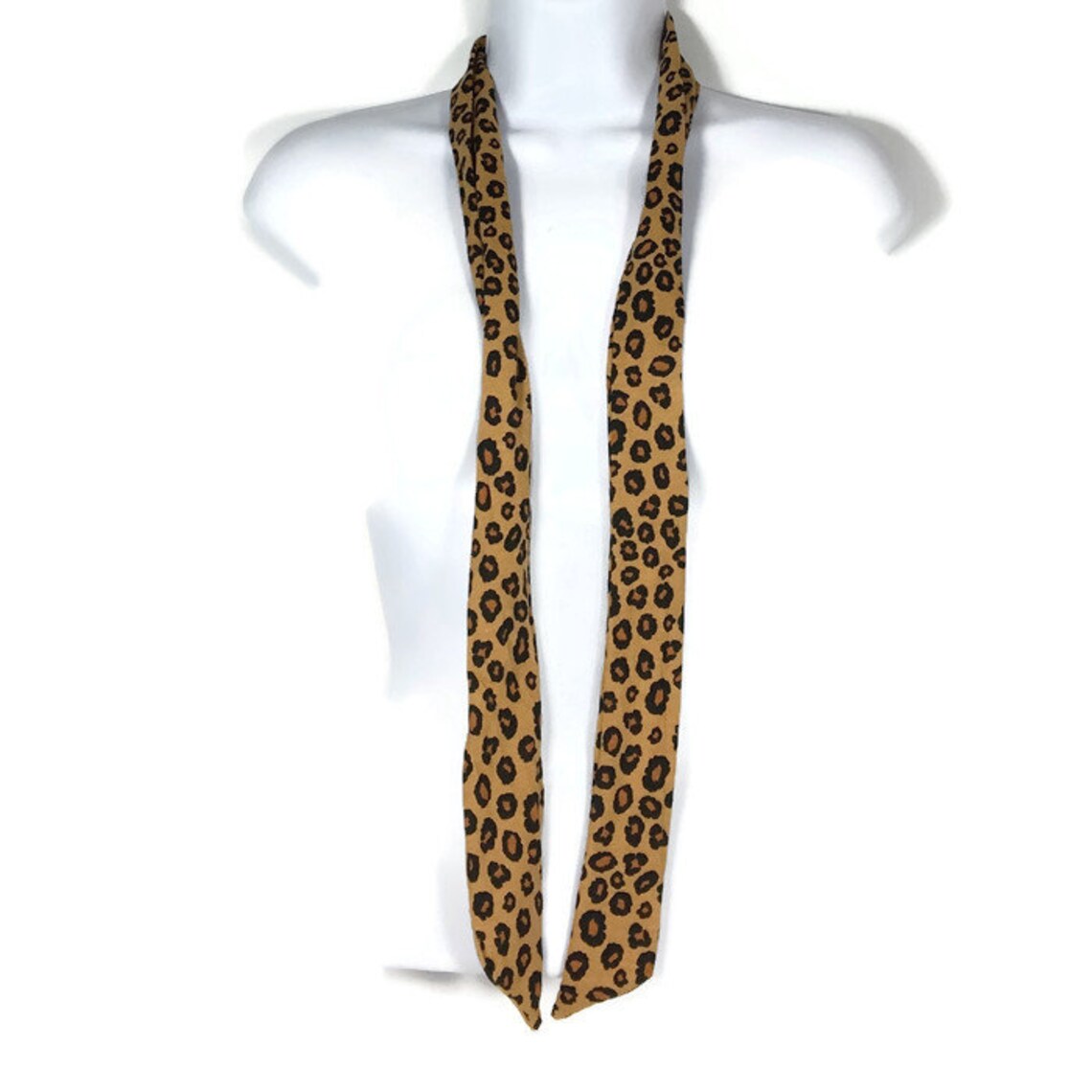 Leopard Necktie Leopard Scarves for Women Animal Print Necktie - Etsy