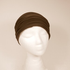 Brown Lycra Head Wrap Brown Wrap Mens Brown Headbands Do Rag Head Wraps ...