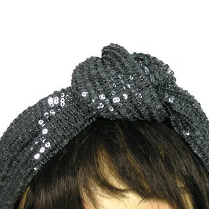 Sequin Knot Headband Knot Headwrap Red Sequin Choker Turban Head Wrap ...