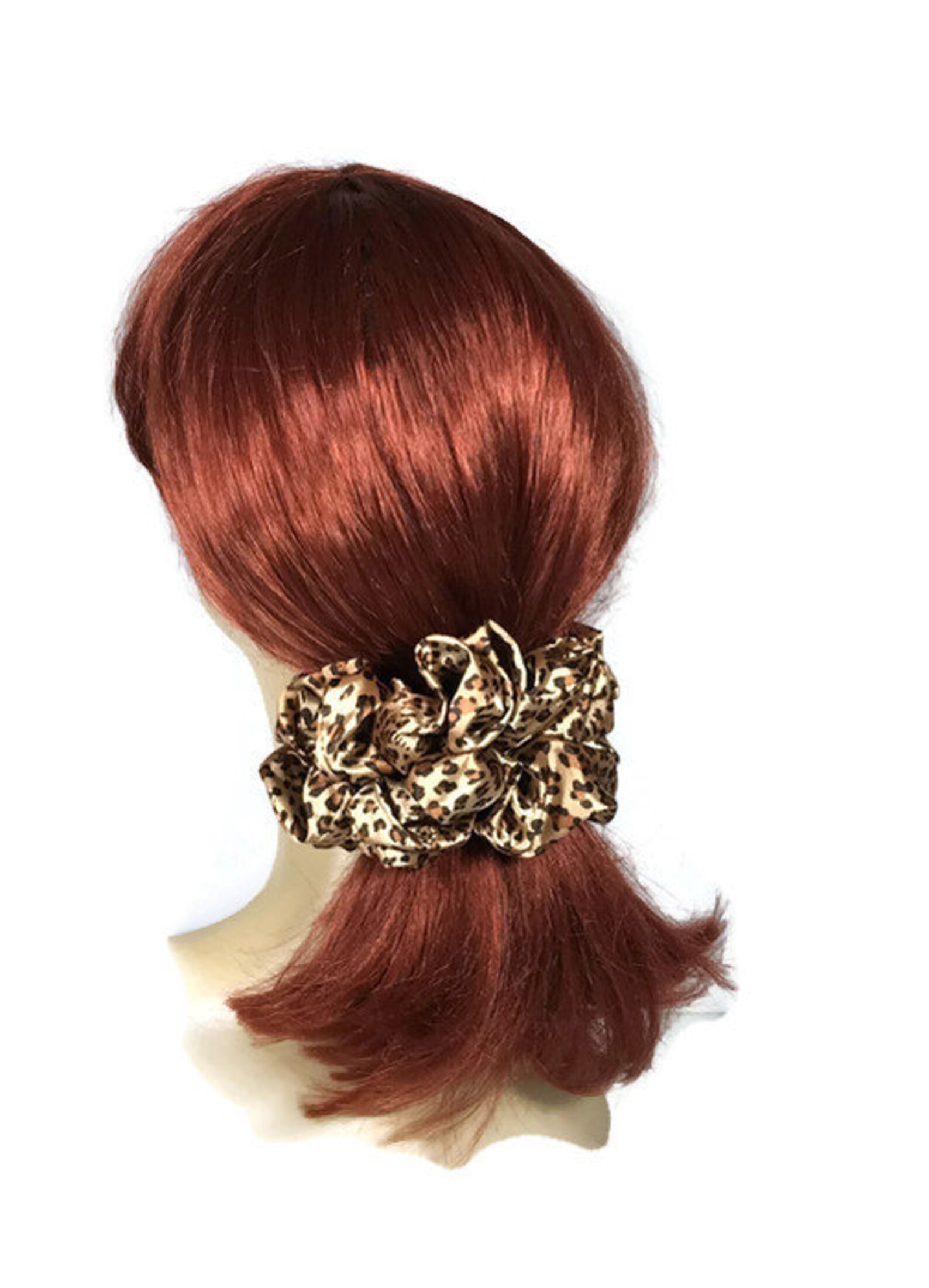 Leopard Print Scrunchie Extra Full Scrunchie Animal Print - Etsy