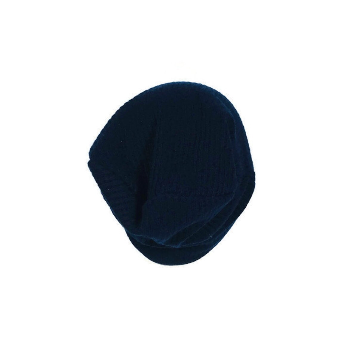 Navy Blue Rib Knit Skullcap Ribbed Skull Cap CUSTOM | Etsy