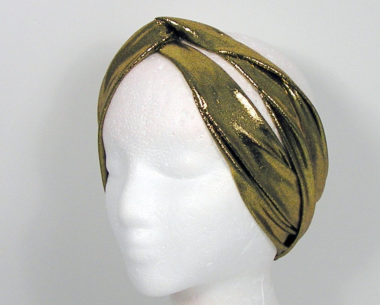 Gold Turban Head Wrap Turban Headband Flapper Head Wrap - Etsy Singapore