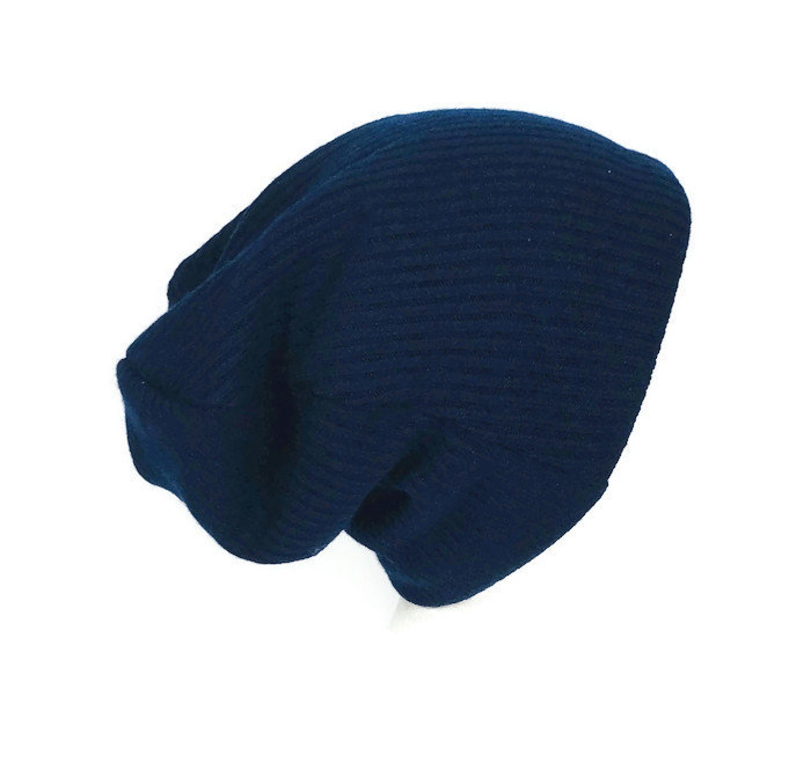 Navy Blue Rib Knit Skullcap Ribbed Skull Cap CUSTOM | Etsy