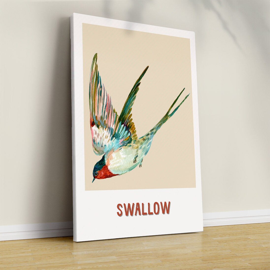 Vintage Swallow Print - Swallow Poster - Soft Color Wall Art - Nature Decor - Etsy