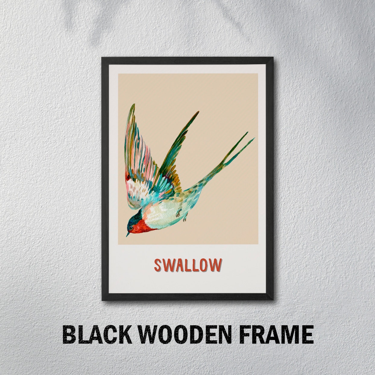 Vintage Swallow Print - Swallow Poster - Soft Color Wall Art - Nature Decor - Etsy
