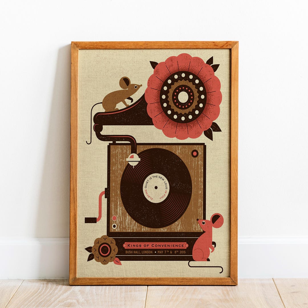 Music Wall Art, Retro Music Poster, Gift Music Lover, Home Vintage ...
