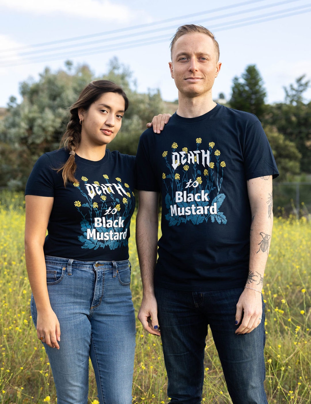 Death to Black Mustard T-shirt - Etsy