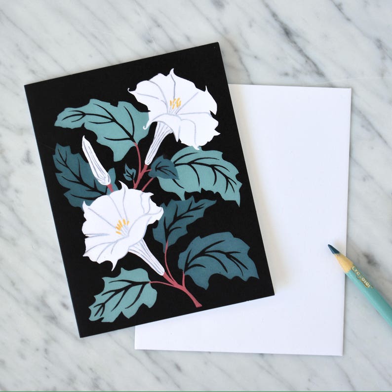 Set of 8 Cards Wildflower Card California Native Plants - Etsy