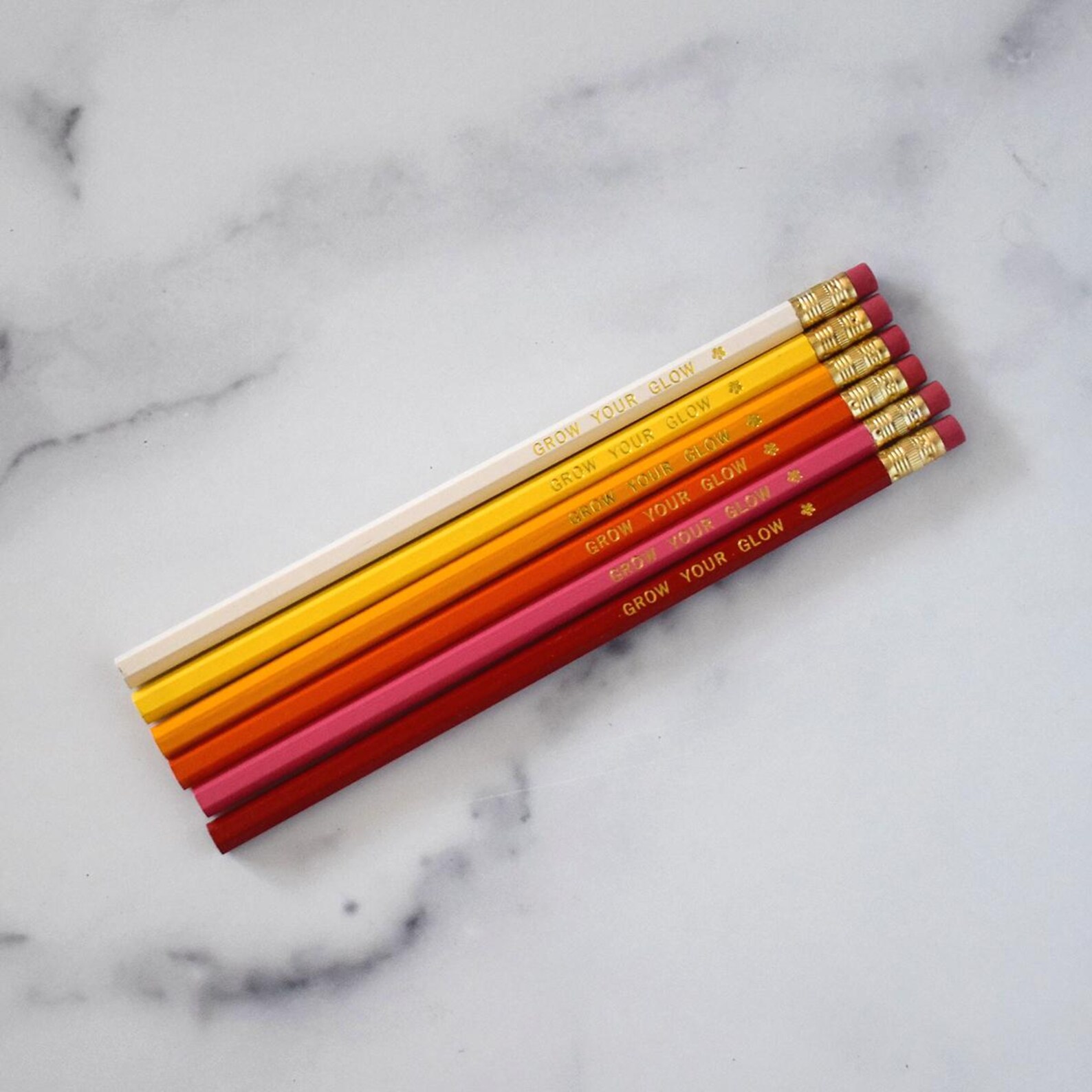 Grow Your Glow Pencil Set - Etsy