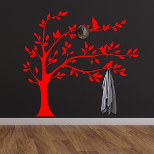 Extra Large Tree Branch Wall Hook, 98" Coat Hanger, Entryway Organizer ...