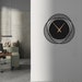 Retro Black Wall Clock Modern, Kitchen Wall Clock, Unique Designer Wall ...
